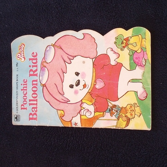 Mattel | Toys | 983 A Golden Fuzzy Shape Book Poochie Balloon Ride ...